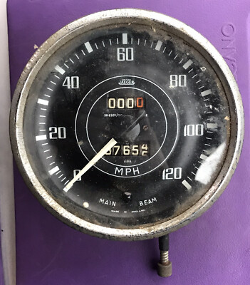 Vintage Jaeger Speedometer - Odometer -Original NOT Restored | eBay