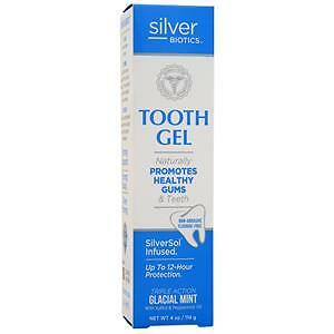 American Biotech Labs Silver Sol Tooth Gel With Xylitol Glacial Mint 4 ...