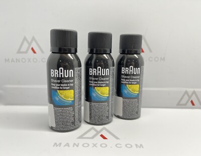 Braun Shaver Cleaner Spray, 100 milliliters (Pack of 3) | eBay