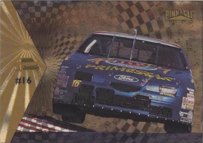 1996 Pinnacle - Car Shots Ted Musgrave #45 Winston Cup Collection for ...
