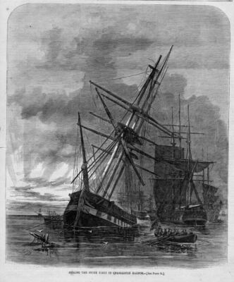 CIVIL WAR ROWING, CHARLESTON HARBOR SHIPS, STONE FLEET | eBay