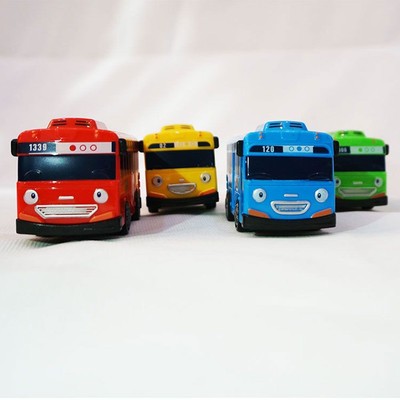 Educational Little Birthday Mini Pull Back Bus TAYO Bus Car Toys Model ...
