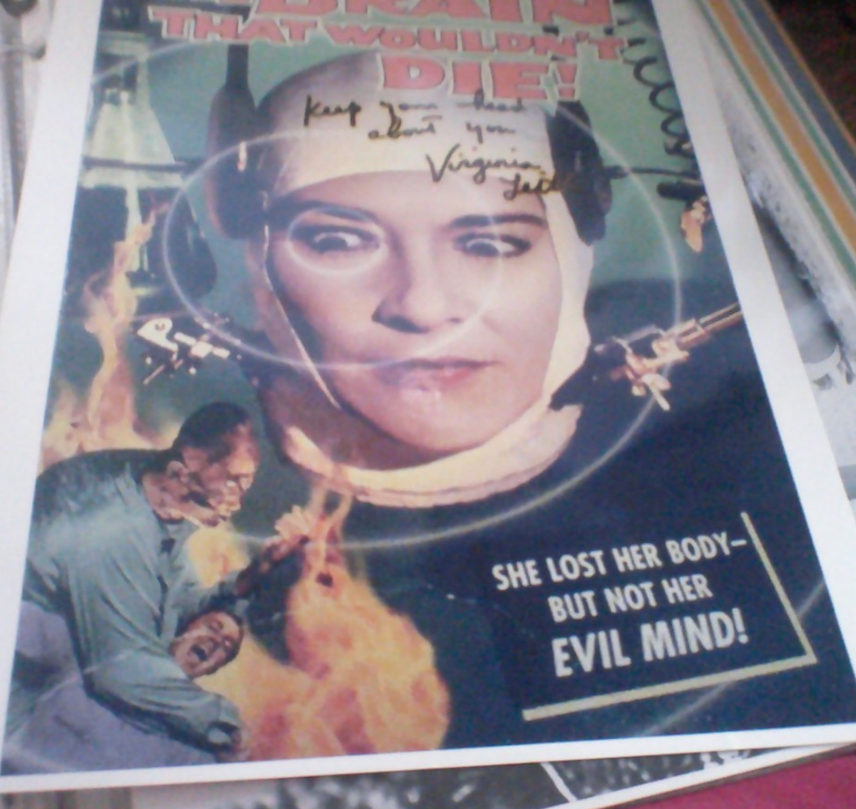 Virginia Leith Signed The Brain that wouldn't Die color Photo | eBay
