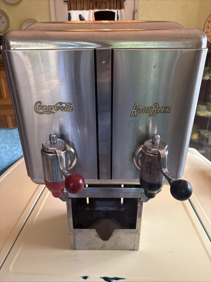 Antique Multiplex Coca Cola Buckeye Root Beer Soda Fountain Syrup ...