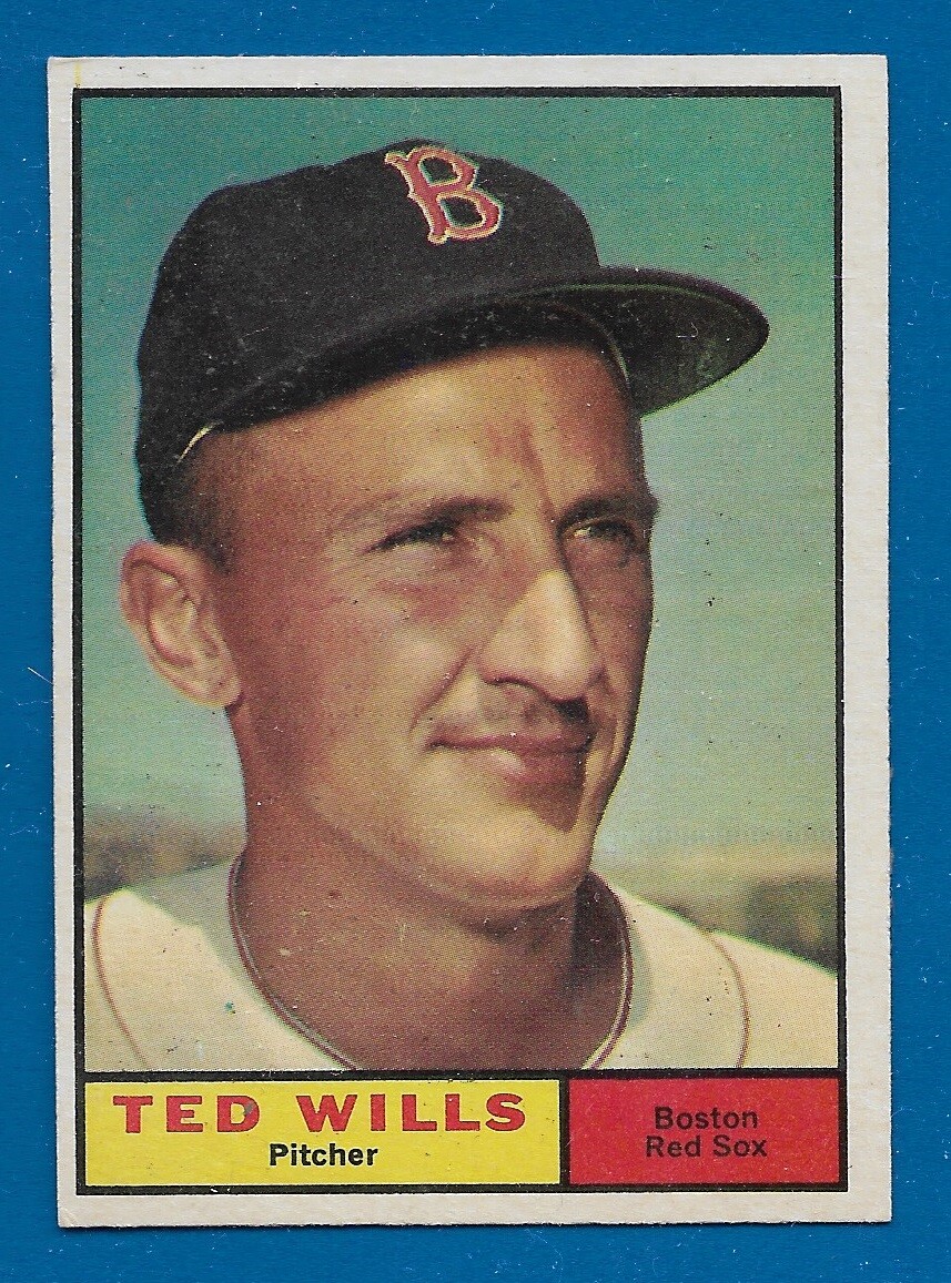 1961 Topps Ted Wills Card High #548 Boston Red Sox EX-MT | eBay