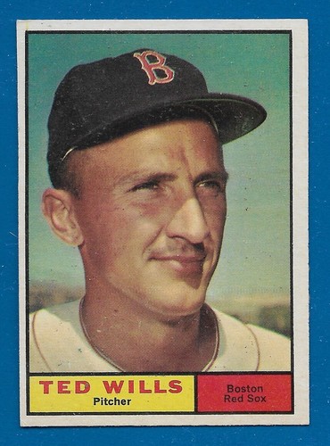 1961 Topps Ted Wills Card High #548 Boston Red Sox EX-MT | eBay