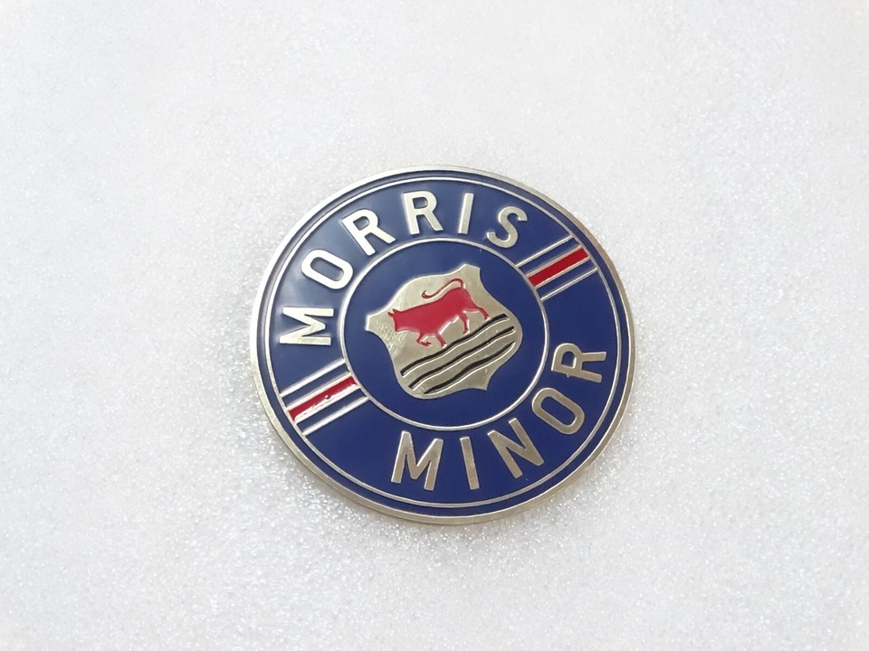 Vintage Brass Morris Minor Car Radiator Badge Emblem Logo emblem (Big ...