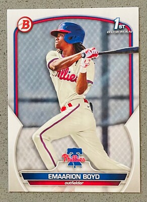 2023 Bowman 1st Prospects Baseball MLB #BP-128 Emaarion Boyd Base Card ...