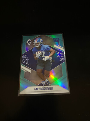 2021 Phoenix Football Gary Brightwell Rookie Teal /150 #188 New York ...