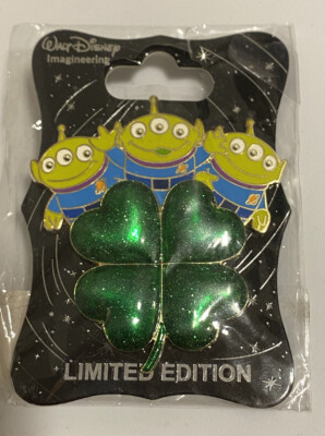 WDI Little Green Man St Patricks Day Clover LE 250 Alien Toy Story ...