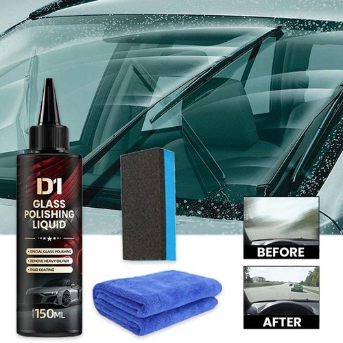 1-5Set D1 Glass Polishing Liquid - Auto Glass Sc ratch Polishing Fluid ...