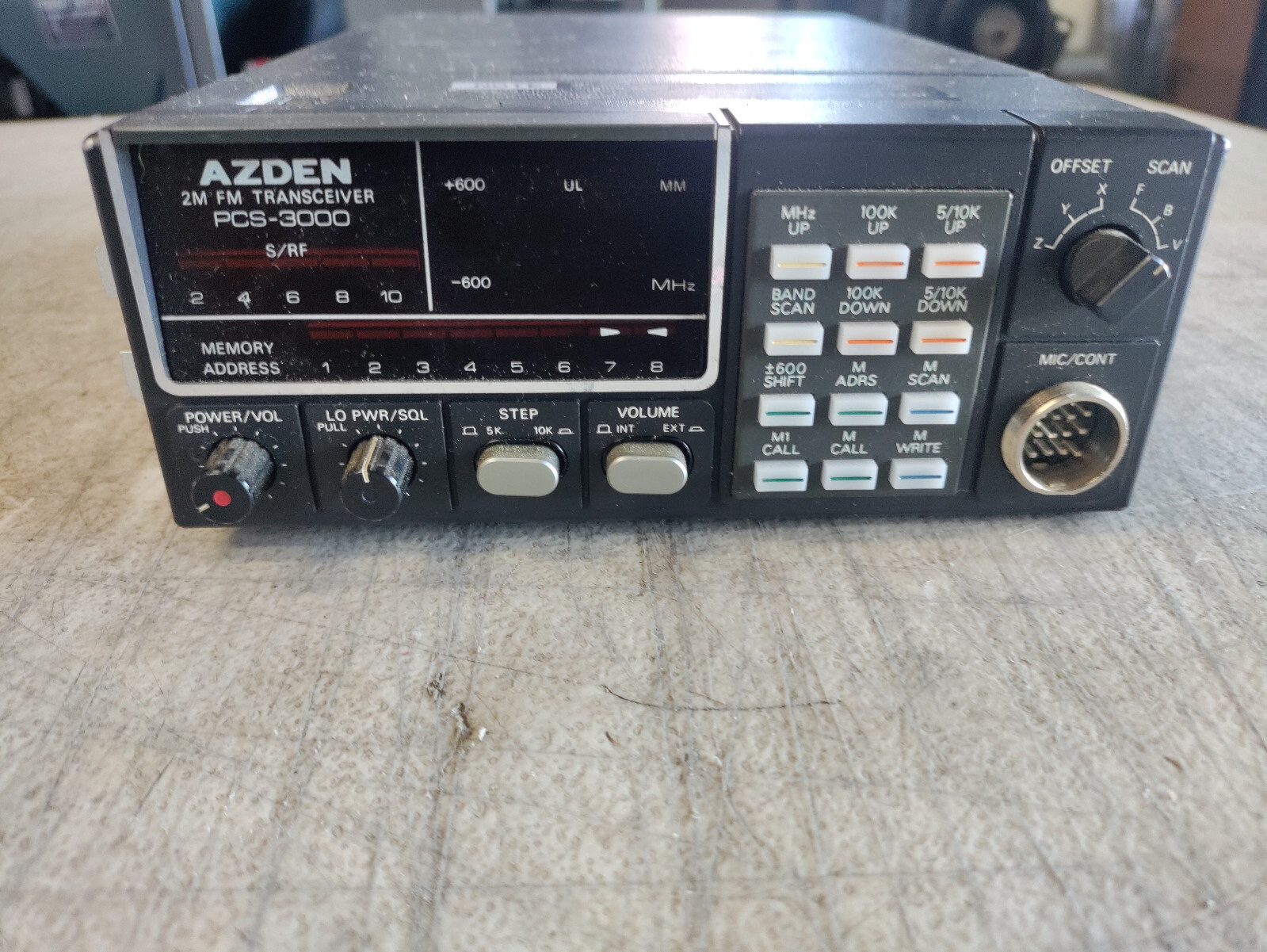 AZDEN PCS 3000 2 METER FM HAM RADIO TRANSCEIVER | eBay