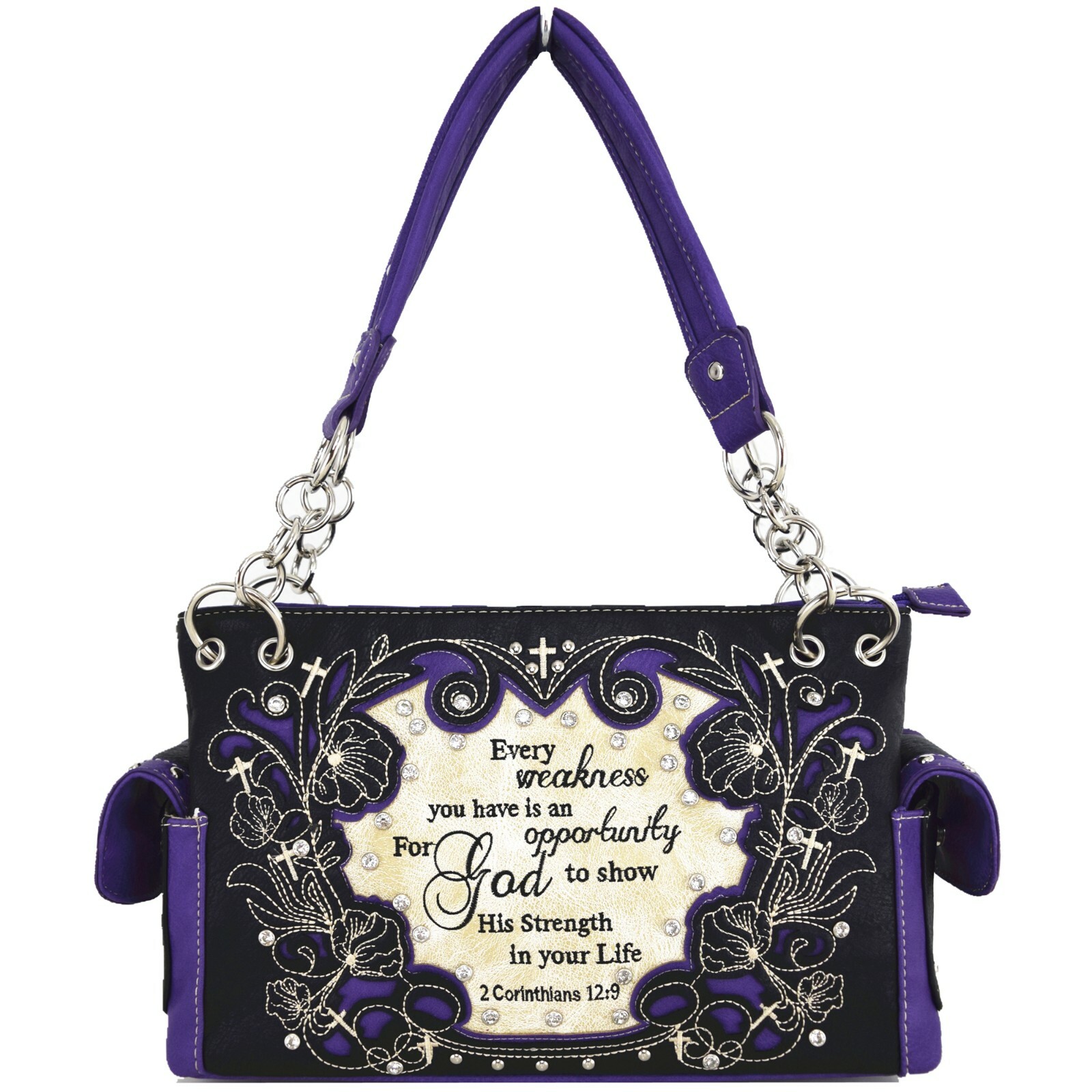 Scripture Bible Verse Western Purse Country Handbag Women Shoulder Bag ...