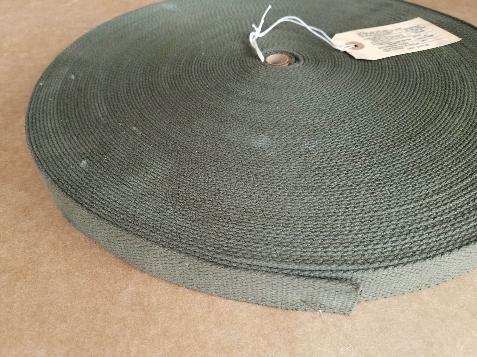 1 FOOT Military Cotton Webbing 1 inch Olive Drab 8305-00-263-2477 MB ...