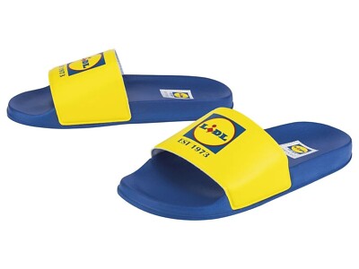 Lidl Badelatschen Lidlletten Schlappen - limitierte Edition - NEU 37/38 ...