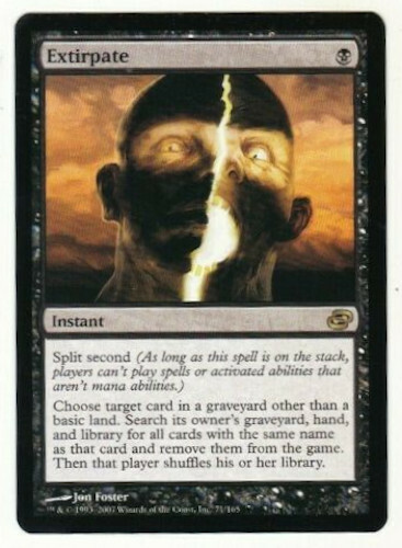 mtg magic extirpate planar chaos planaire ENGLISH FRENCH extirpation 3 ...
