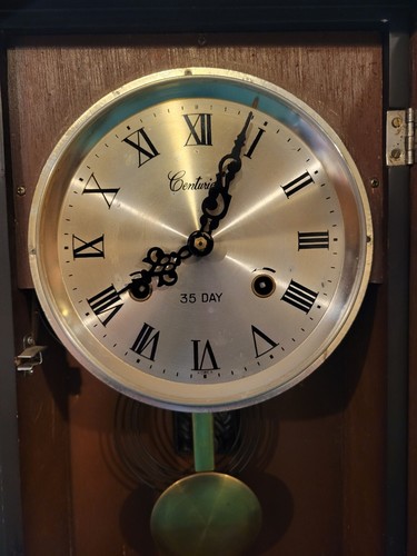 Vintage Centurion 35 Day Wall Clock Tested Works Collectible | eBay
