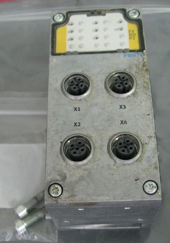 Festo CPX-M-GE-EV-FVO W/CPX-M-AB-4-M12X2-5POL Block | eBay