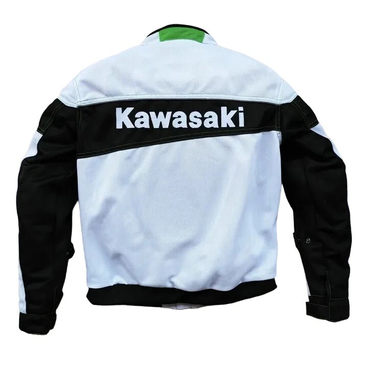 New Kawasaki Motorbike Racing Motorcycle Riding Mesh Fabric Bikers ...