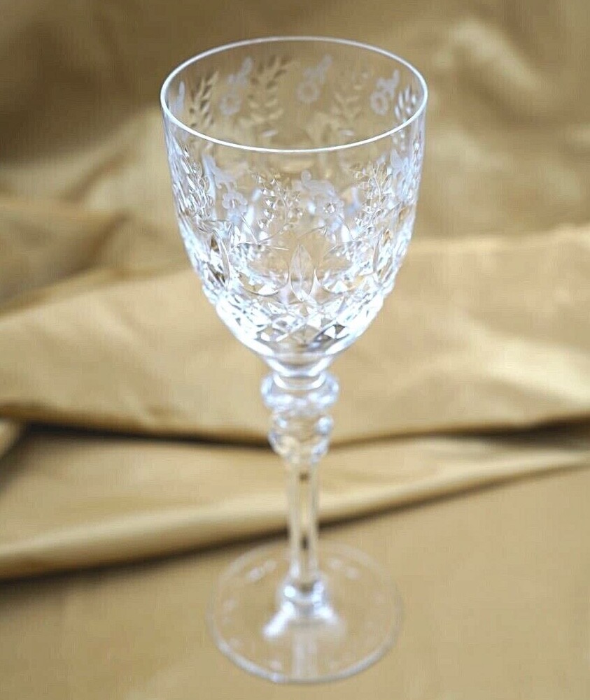 GALLIA BY ROGASKA - Crystal Wine Glass - 9 3/8'' Tall - Cut Crystal | eBay
