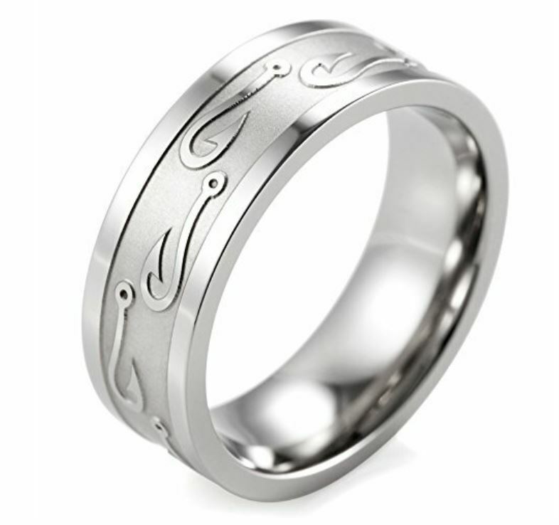 Fish Hook Wedding Ring