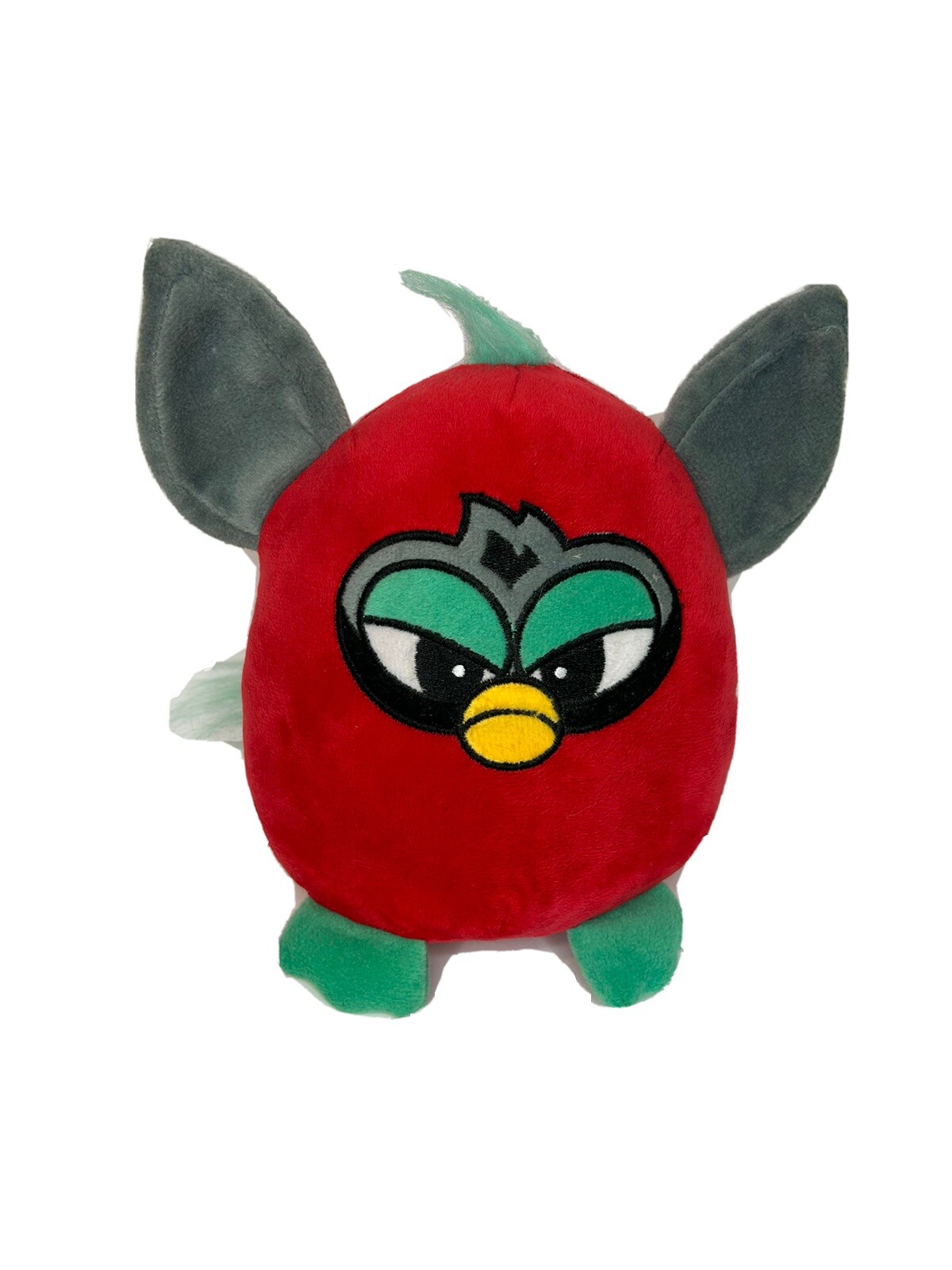 Furby Plush Toy Factory 7 IN FURBY Red Gray 2019 Stuffed Animal Toy ...