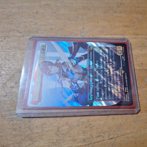 MTG Final Fantasy Lightning, Army of One Borderless Surge Foil | eBay