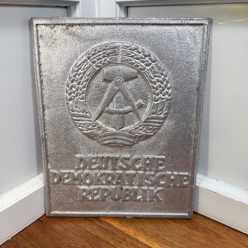 Vintage East German Berlin Wall DDR HALT / Stop Metal Sign War Relic | eBay