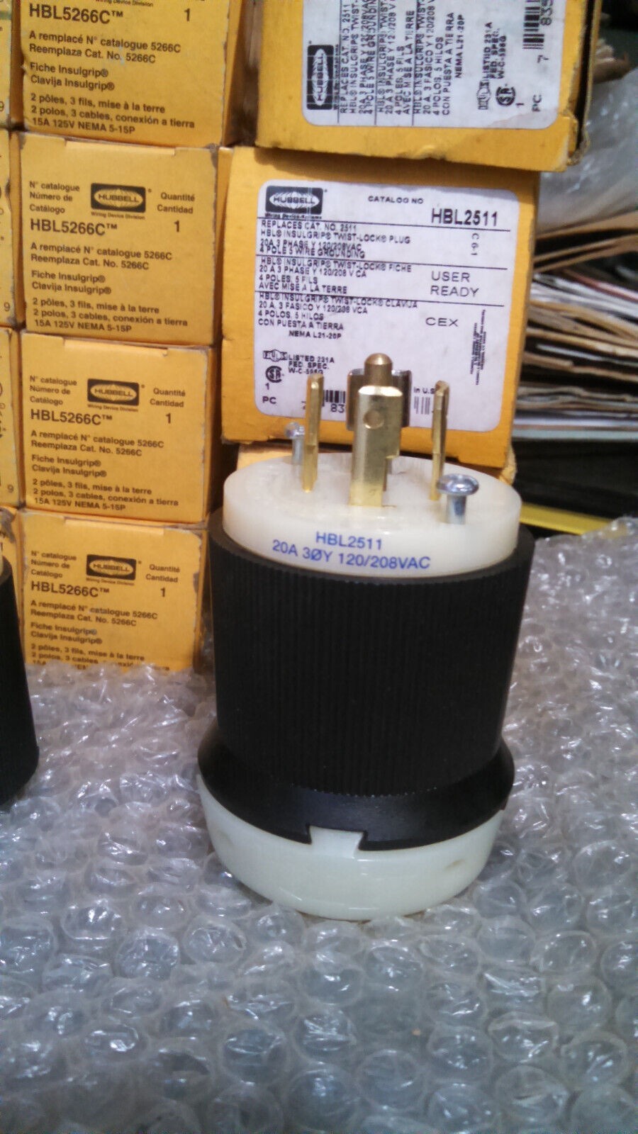 Hubbell Plug Insulgrip HBL2511 2811 5266C 2321 2621 Transducer ...