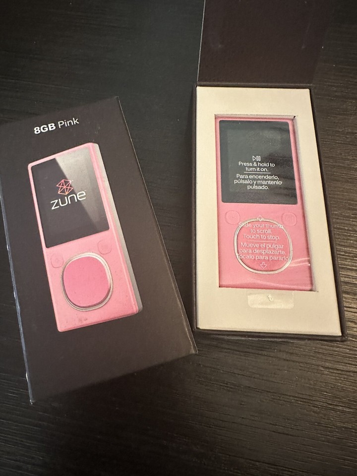 Microsoft Zune 8 Pink ( 8 GB ) Digital Media Player 882224525947 | eBay