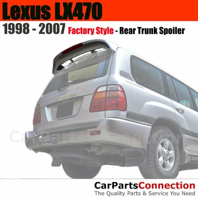 Primer ABS Rear Trunk Spoiler Wing with 3rd Brake Lamp For 98-07 Lexus ...