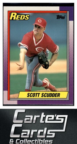 Scott Scudder 1990 Topps Tiffany #553 Cincinnati Reds | eBay