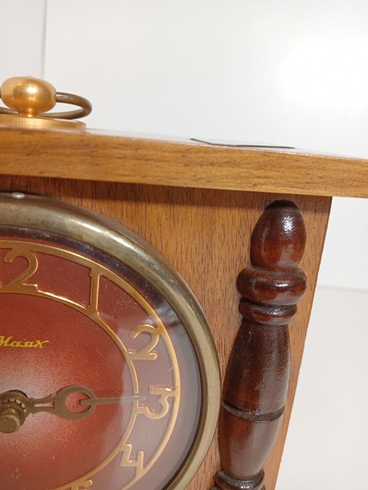 Mechanical Desk Clock Mayak Majak Vintage 60s Soviet Ukraine USSR ...