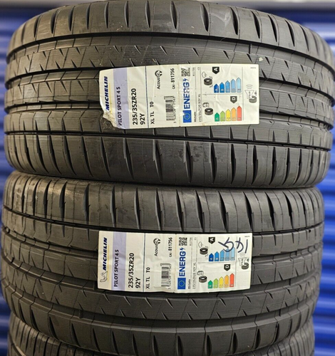 2X MICHELIN PILOT SPORT 4S 235/35 ZR20 XL 92Y 235 35 20 TESLA T0 TYRES ...