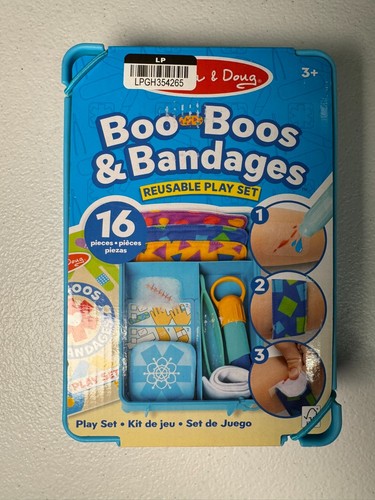 Melissa & Doug Boo-Boos & Bandages Reusable Play Set (Read Description ...