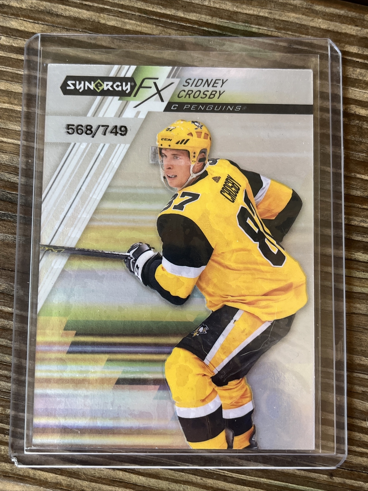 2020-21 Upper Deck Synergy FX Silver SIDNEY CROSBY Penguins FX-5 ...