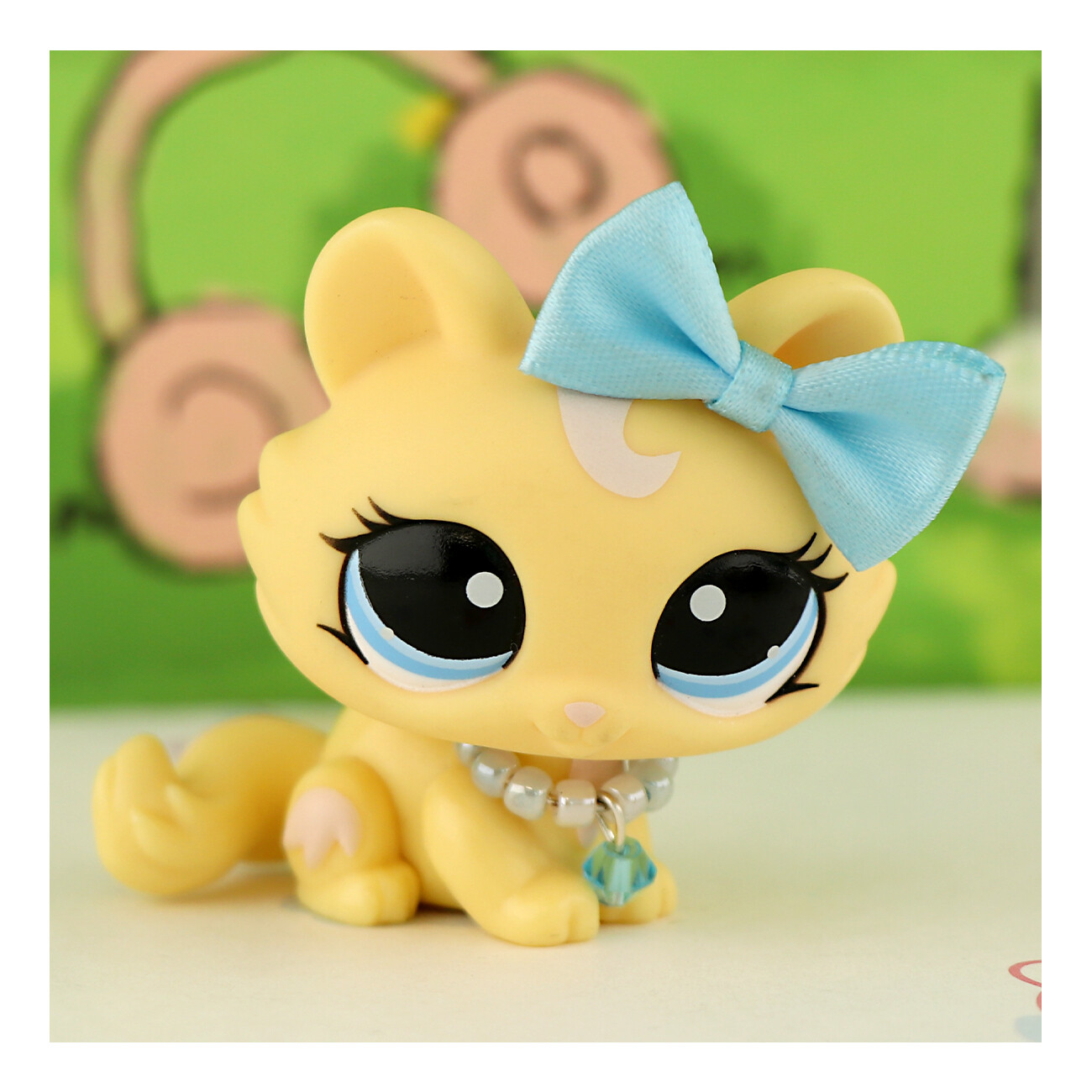 Mini Pet Shop LPS Crouching Cat 1090 Old LPS Figure with LPS ...