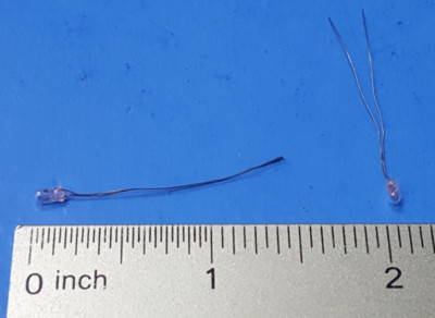 (10PCs) MINIATURE LAMP, 6833 , CML , T-3/4 WIRE TERMINAL, CLEAR ...