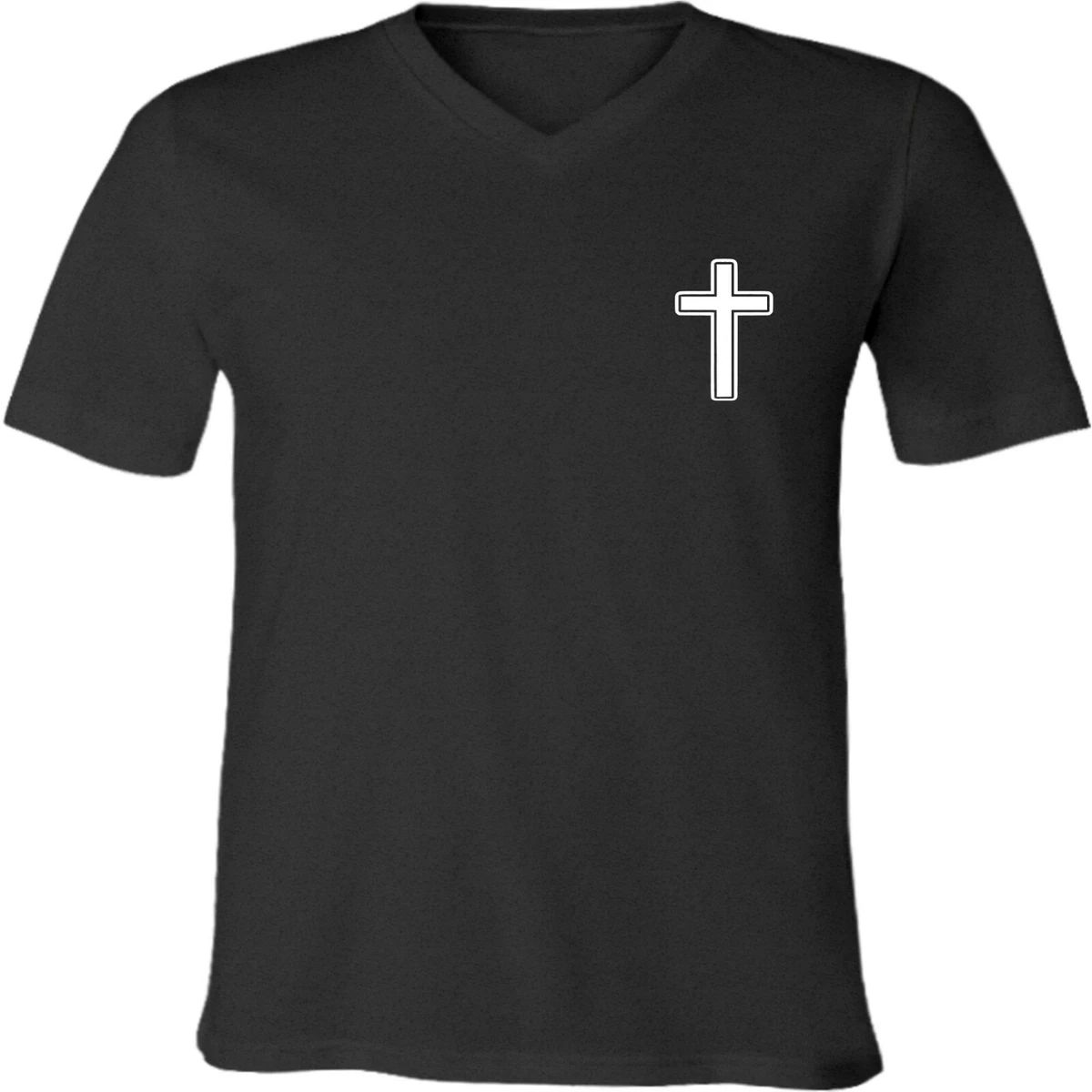 Black Thin Long Cross Symbol