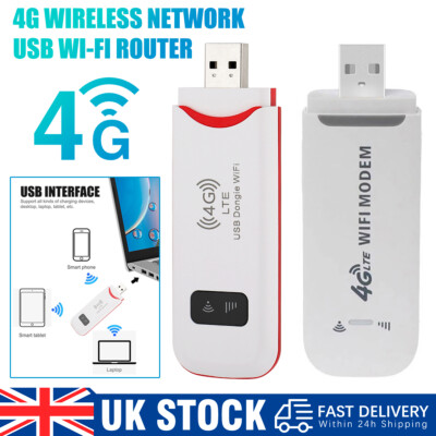 4G LTE WIFI Wireless USB 150Mbps Dongle Mobile Modem Sim Card Unlocked ...