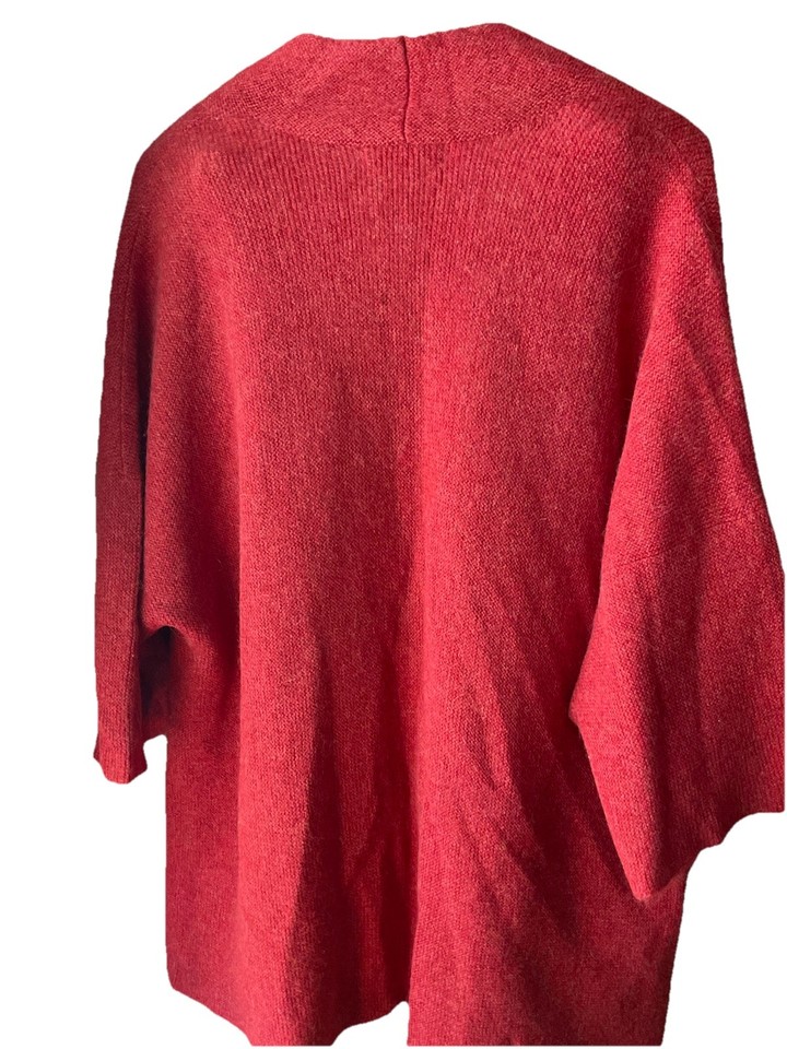 Peruvian Connection Royal Alpaca Cardigan Pockets Kimono 24” Chest 24 ...