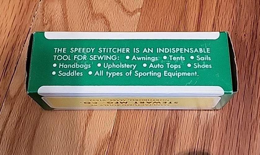 The Speedy Stitcher Sewing Awl Wooden Handle Stewart MFG Co Vintage | eBay