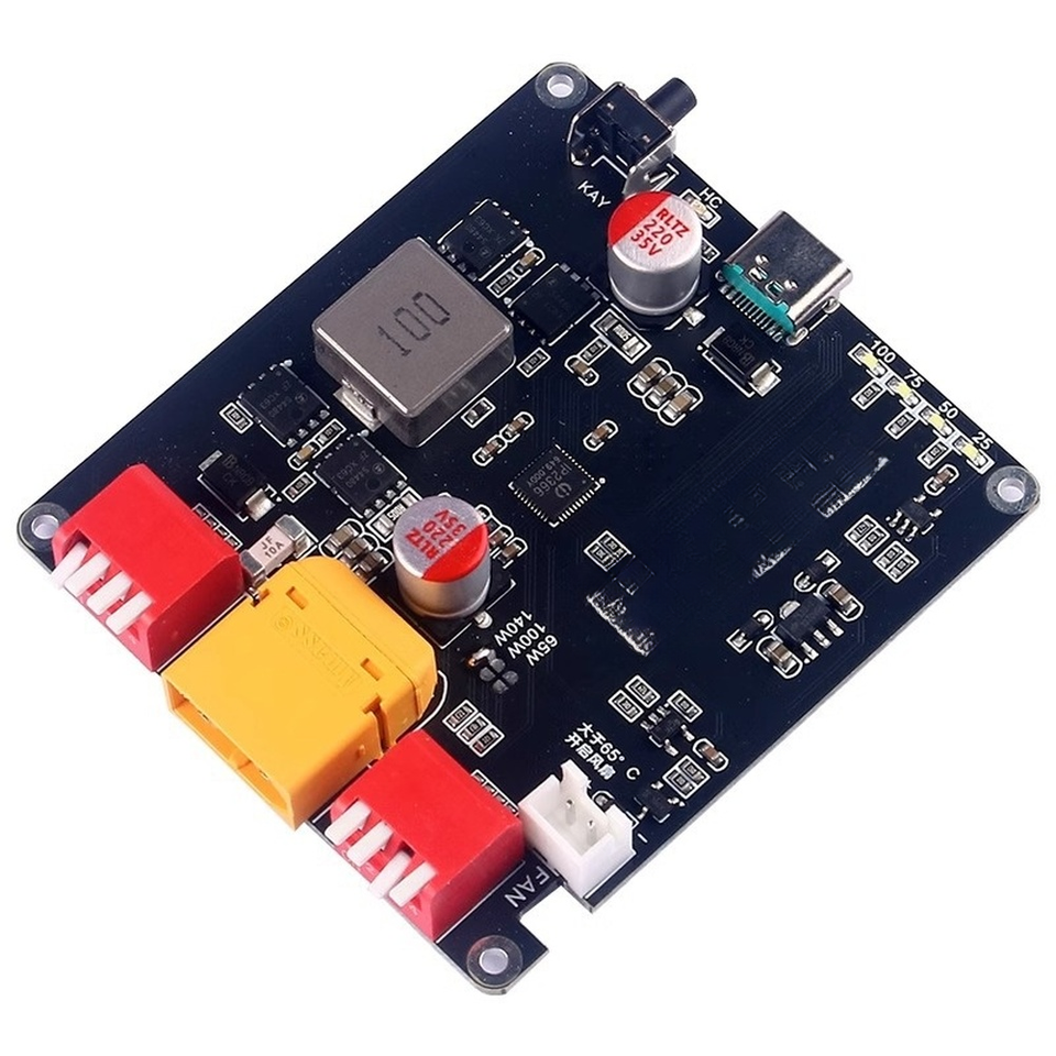 140W Charging Module for 2-6S Li Battery IP2366 Controlled Efficient ...