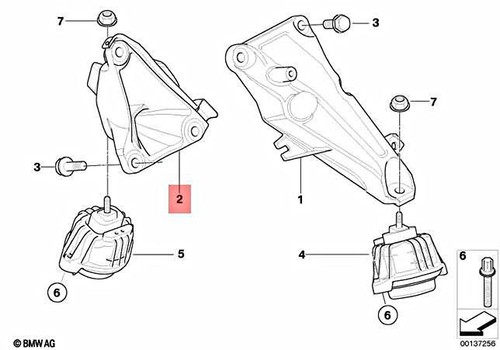 Genuine BMW X1 E81 E82 E84 E87 E88 E90 E91 E92 E93 116i ENGINE CARR ...