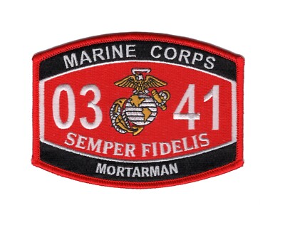 0341 Mortarman MOS Patch | eBay