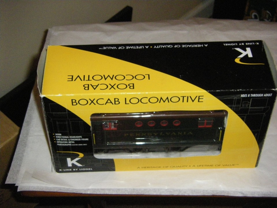K-Line 6-21267 O Gauge Pennsylvania Boxcab Electric Locomotive with ...