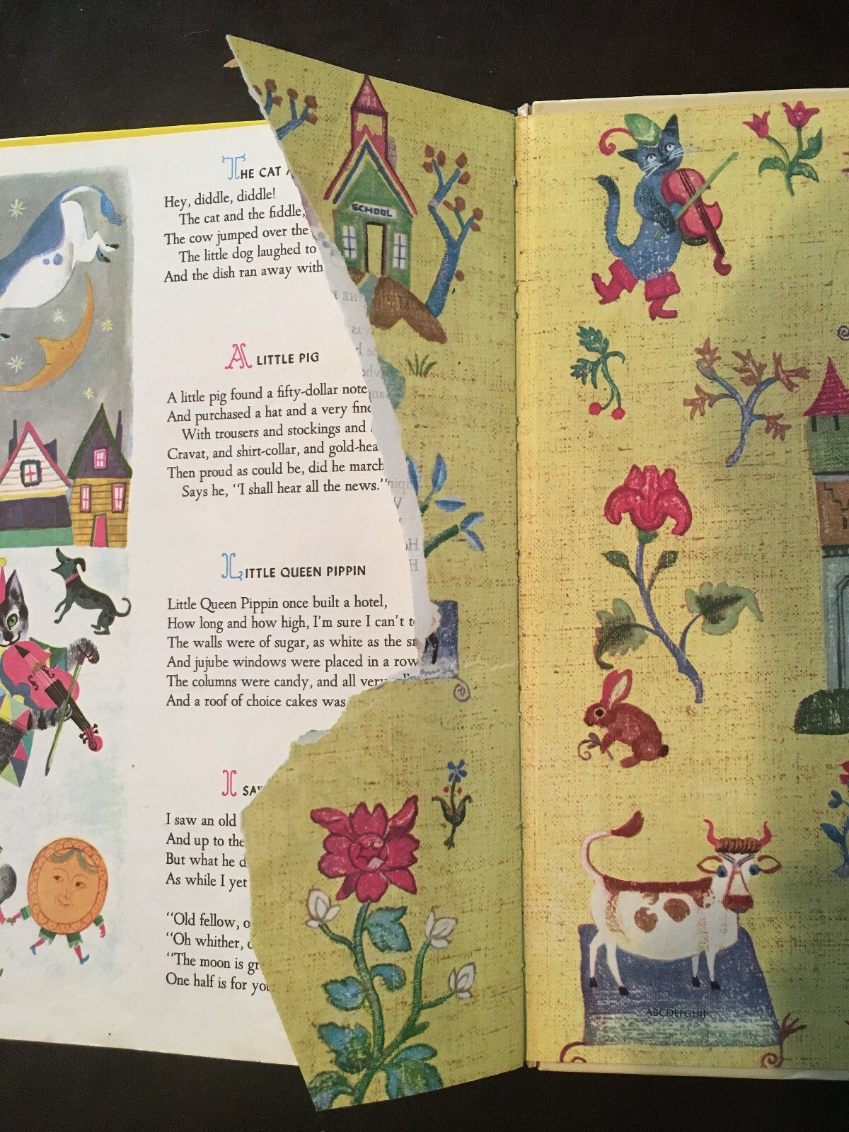1948 The Golden Mother Goose illustrated book by Alice and Martin ...
