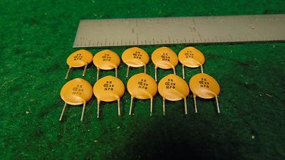 (10) Cornell Dubilier 39 pf 5% NP0 500V Disc Ceramic Capacitors NOS | eBay