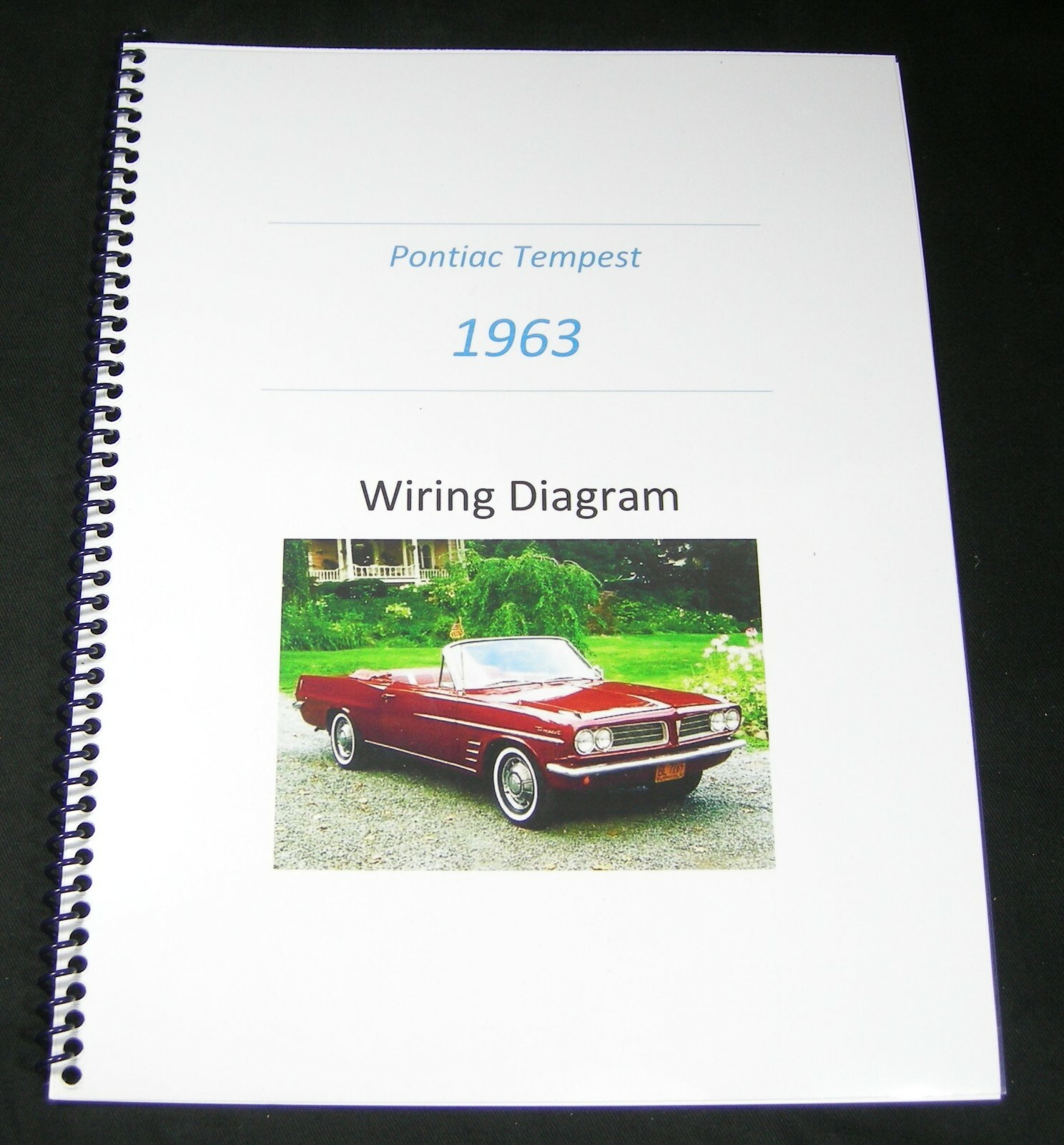 1963 Pontiac Tempest Electrical Wiring Schematic Diagram | eBay