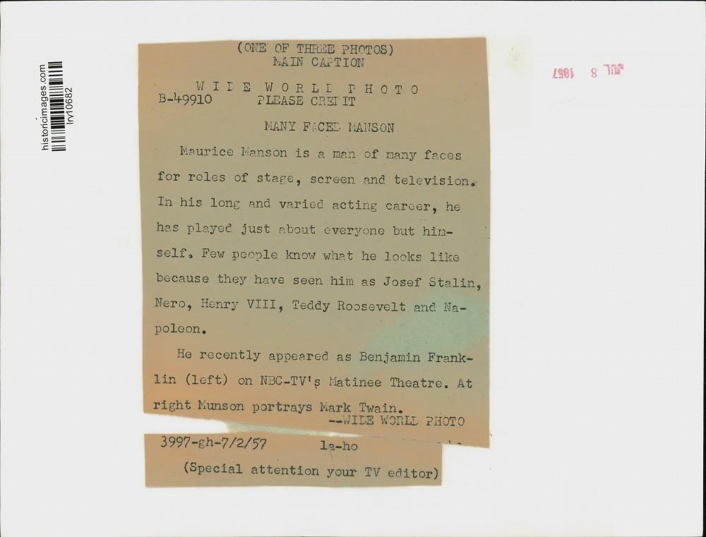 Maurice Manson Stalin CiD Cinema In Döbeln : Film Archiv